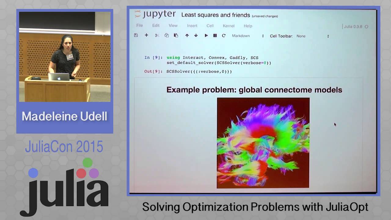 Solving optimization problems with JuliaOpt | Workshop | JuliaCon 2015