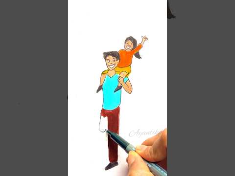 Sad Reality of Father #shorts #art #craft #drawing