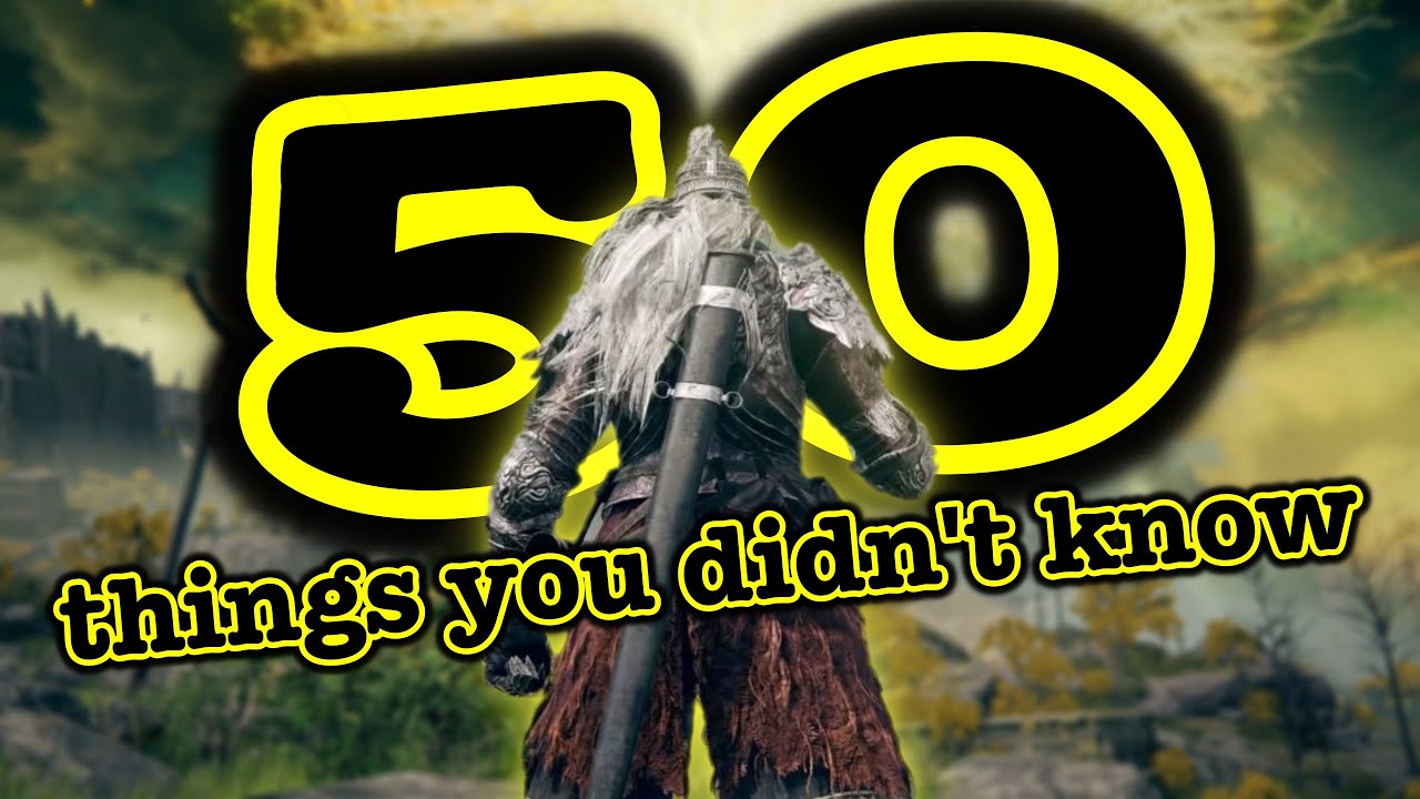 50 Surprising Elden Ring Facts and Secrets you didn't know!