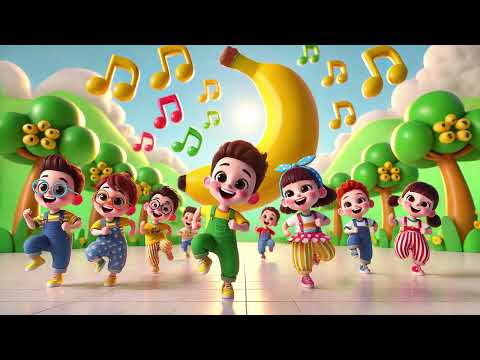 🍌 The Funny Banana Dance 💃😂 | Go Bananas with This Silly | Nursery Rhymes & Kids Songs