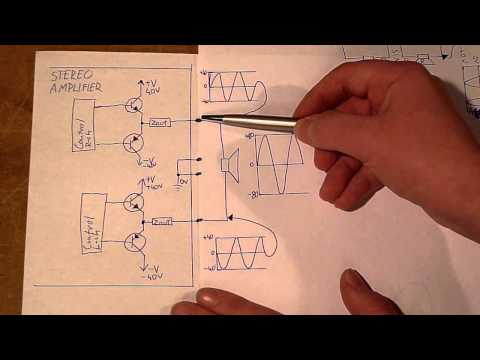 Some experiments with bridging audio amplifiers