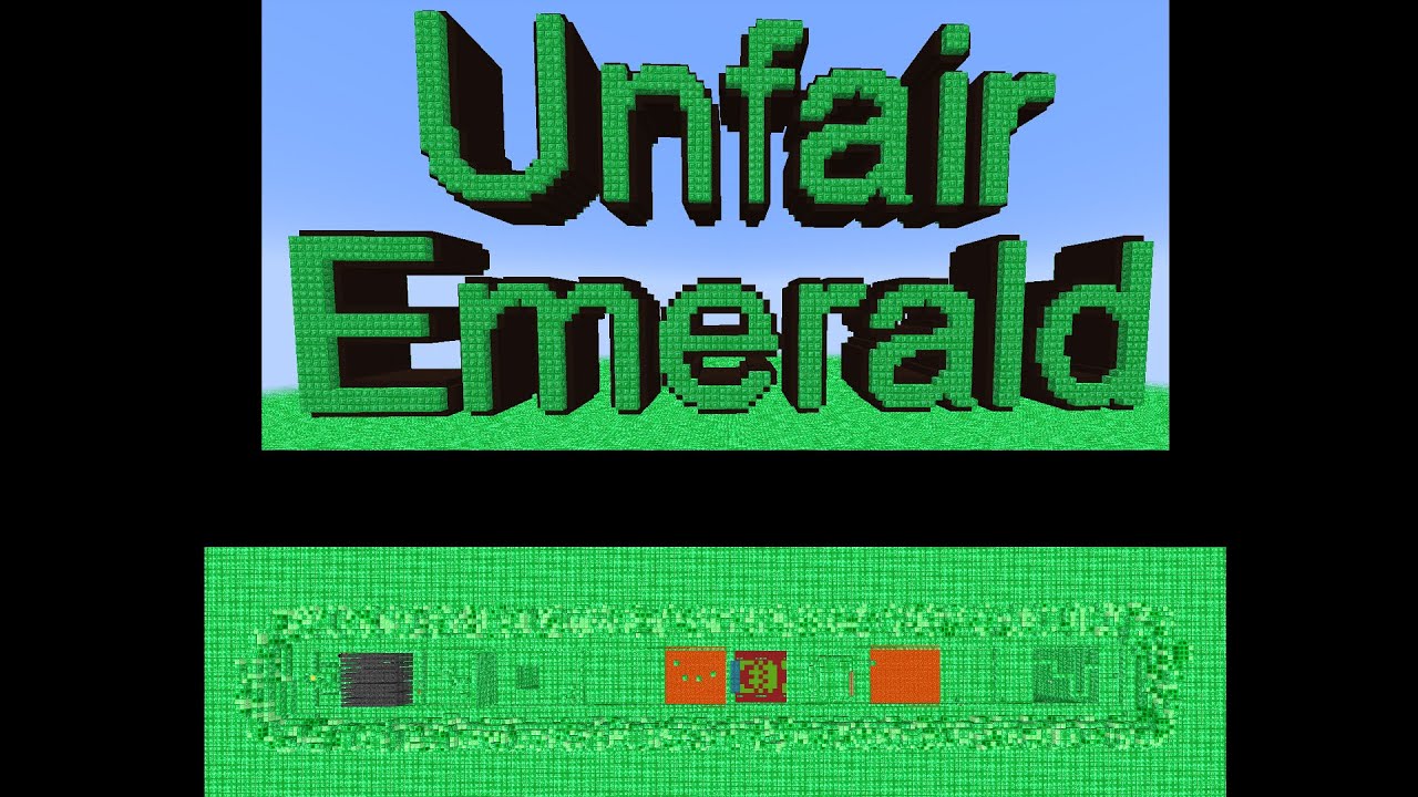 Unfair Emerald Minecraft Map Tutorial Walkthrough