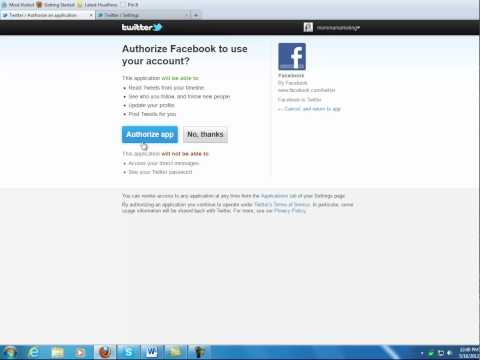 How to automatically post your Facebook Posts to Twitter