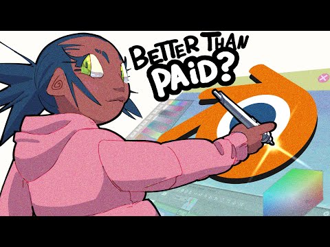 Is FREE Software Better? Blender Vs. Clip Studio Paint [2D Animation]