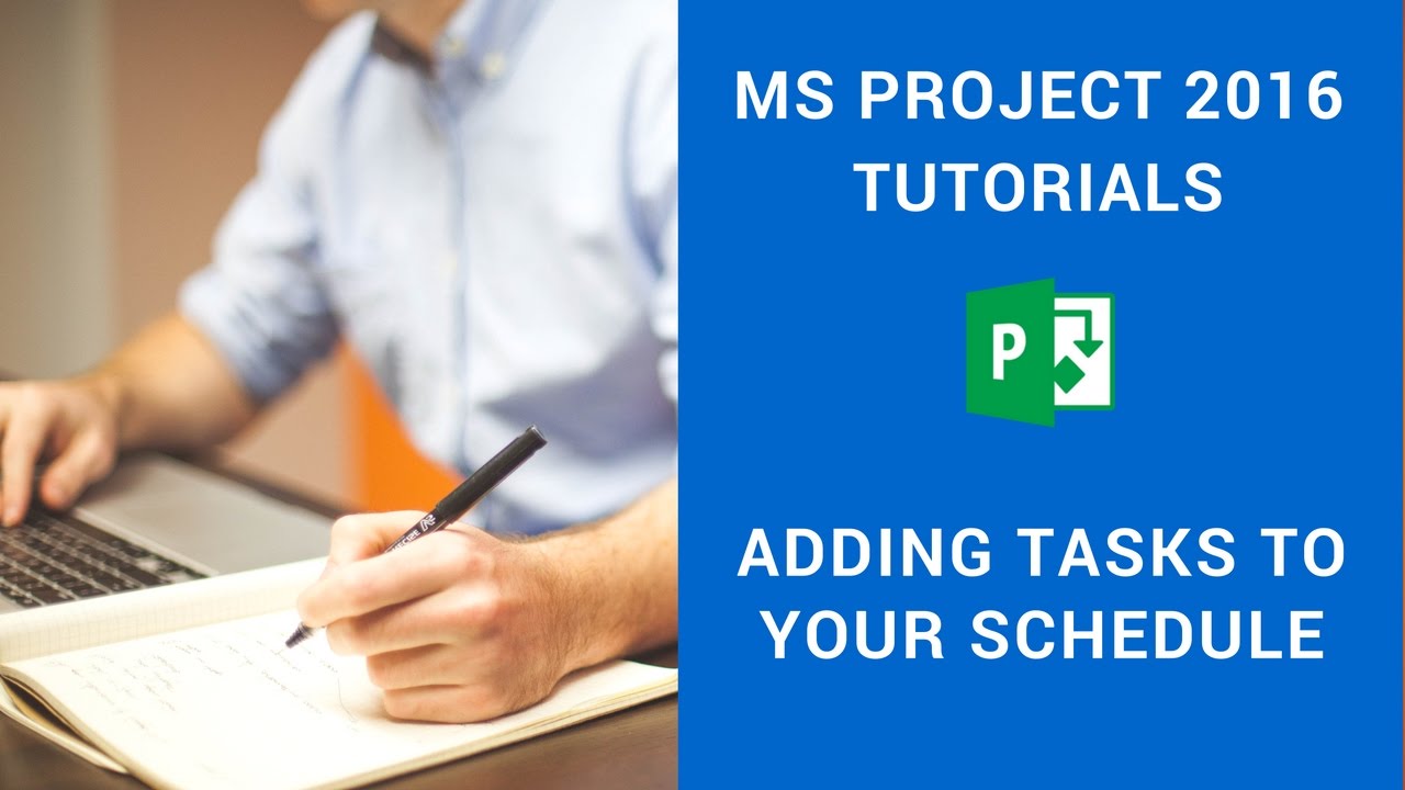 Microsoft Project 2016 Beginners Tutorial - Adding Tasks