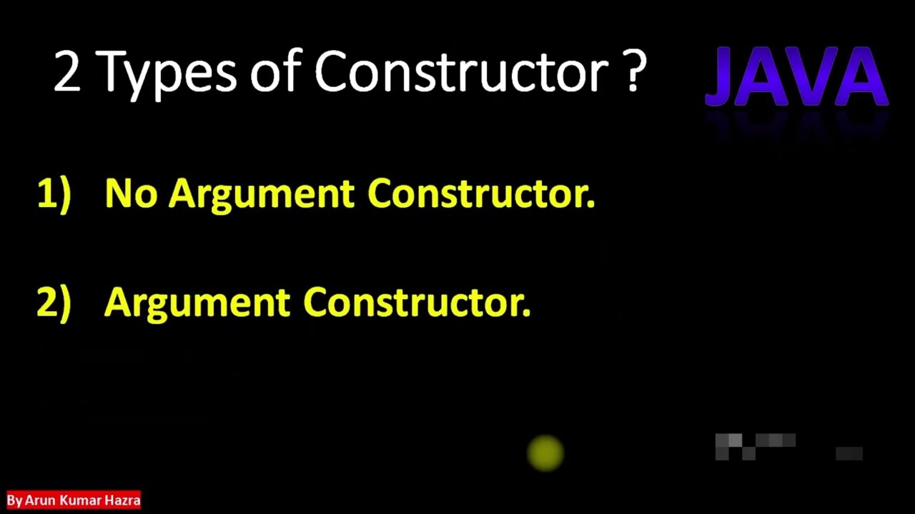 Java Class, Object, Constructors | Full Details with Code Example | Class#73