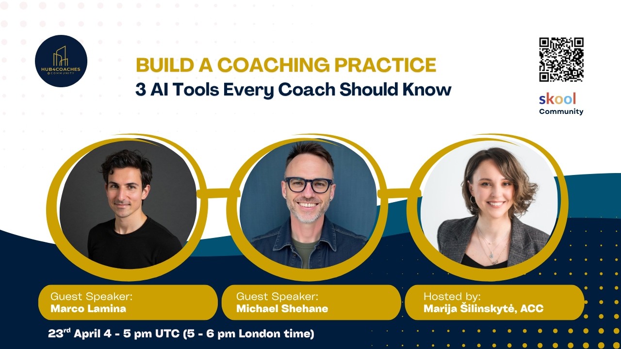 SPECIAL EVENT | 3 AI Tools Coach Should Know