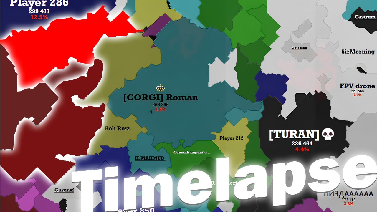 Territorial io Timelapse Arena
