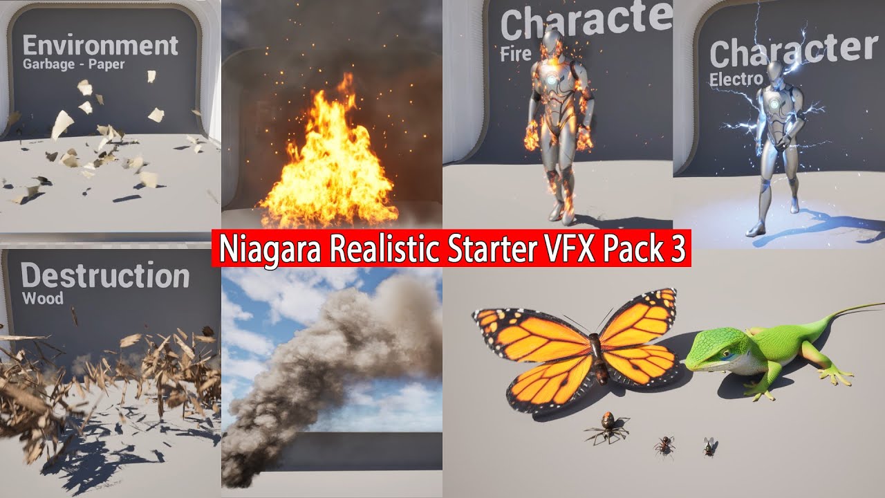 Niagara Realistic Starter VFX Pack 3