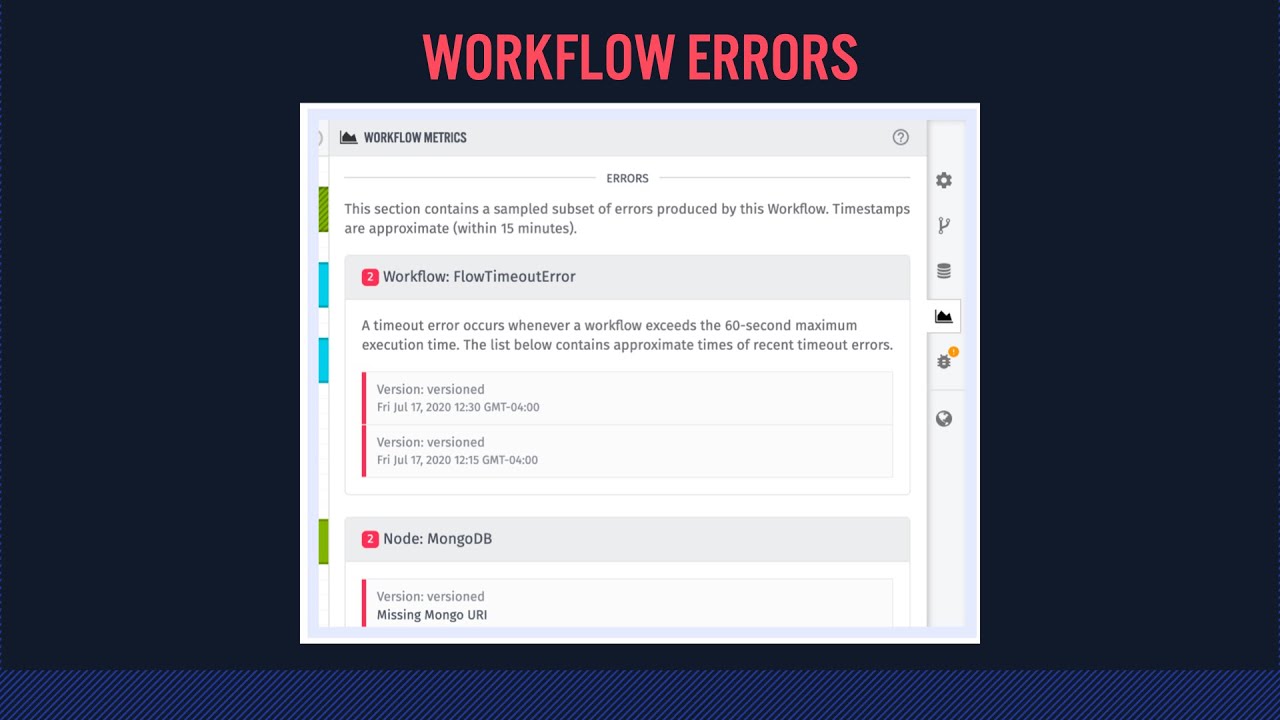 Workflow Errors Overview