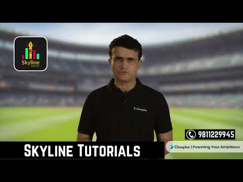 Brand Ambassador Mr. Sourav Ganguly || Skyline Tutorials | ClassPlus