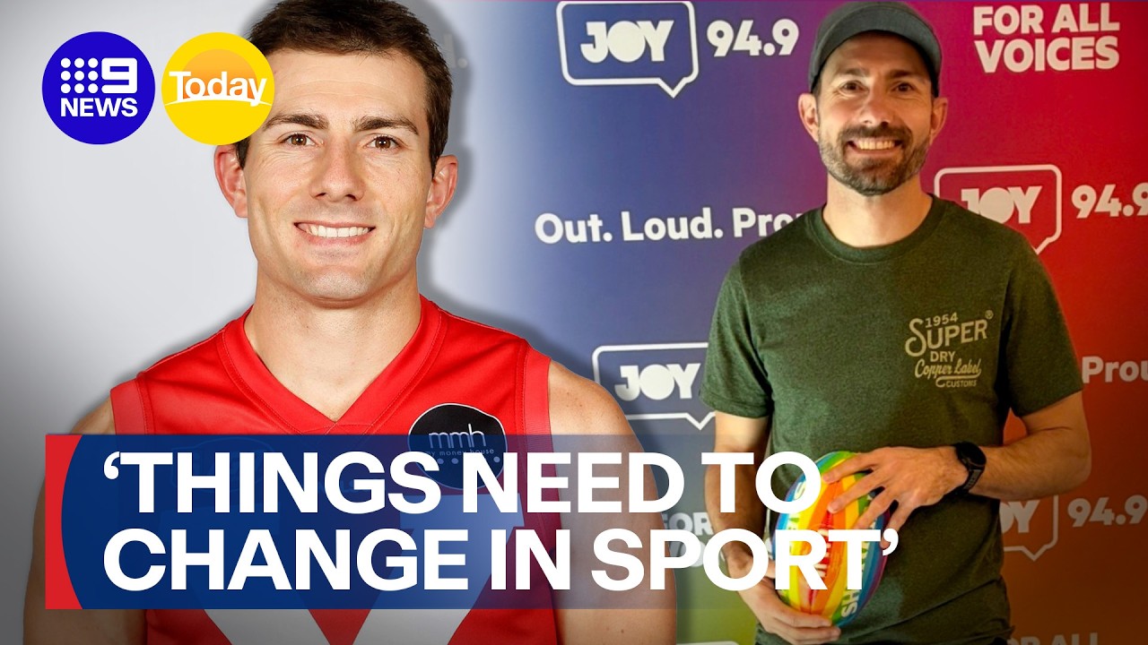 First openly gay male AFL player | 9 News Australia