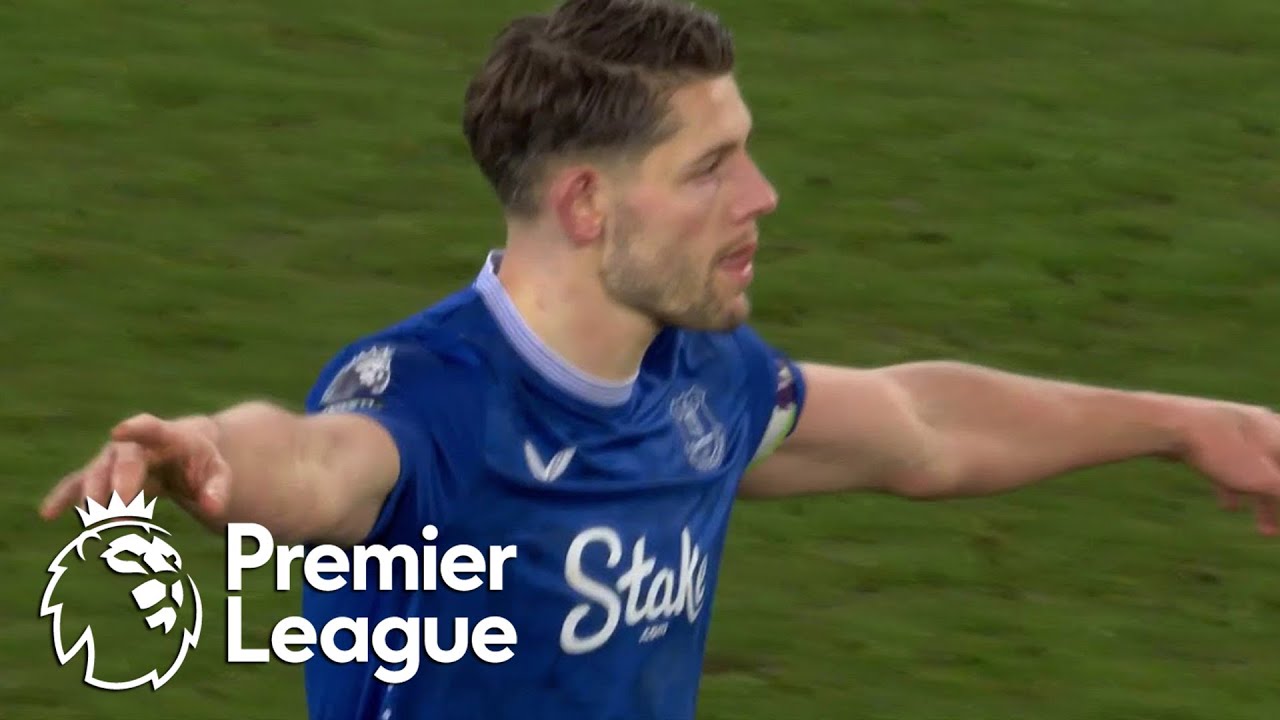 MUST SEE: Goodison Park ERUPTS with Tarkowski's equalizer v. Liverpool | Premier League | NBC Sports
