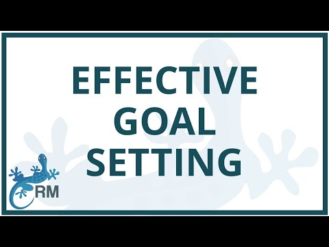 Effective (and reasonable) goal setting