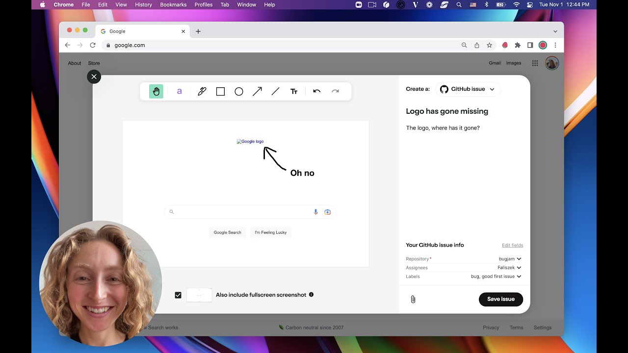 Just launched: Jam.dev browser extension for GitHub