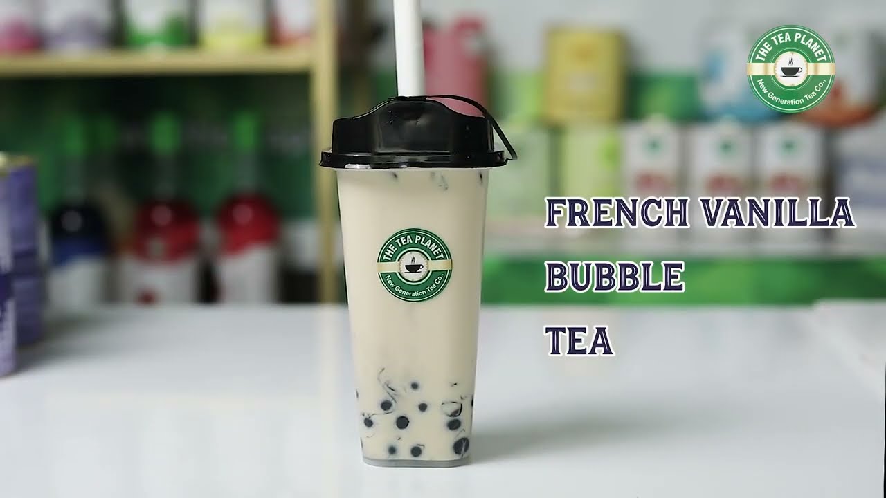 French Vanilla Bubble Tea Recipe | The Tea Planet | Exotic Milk Bubble Tea Series