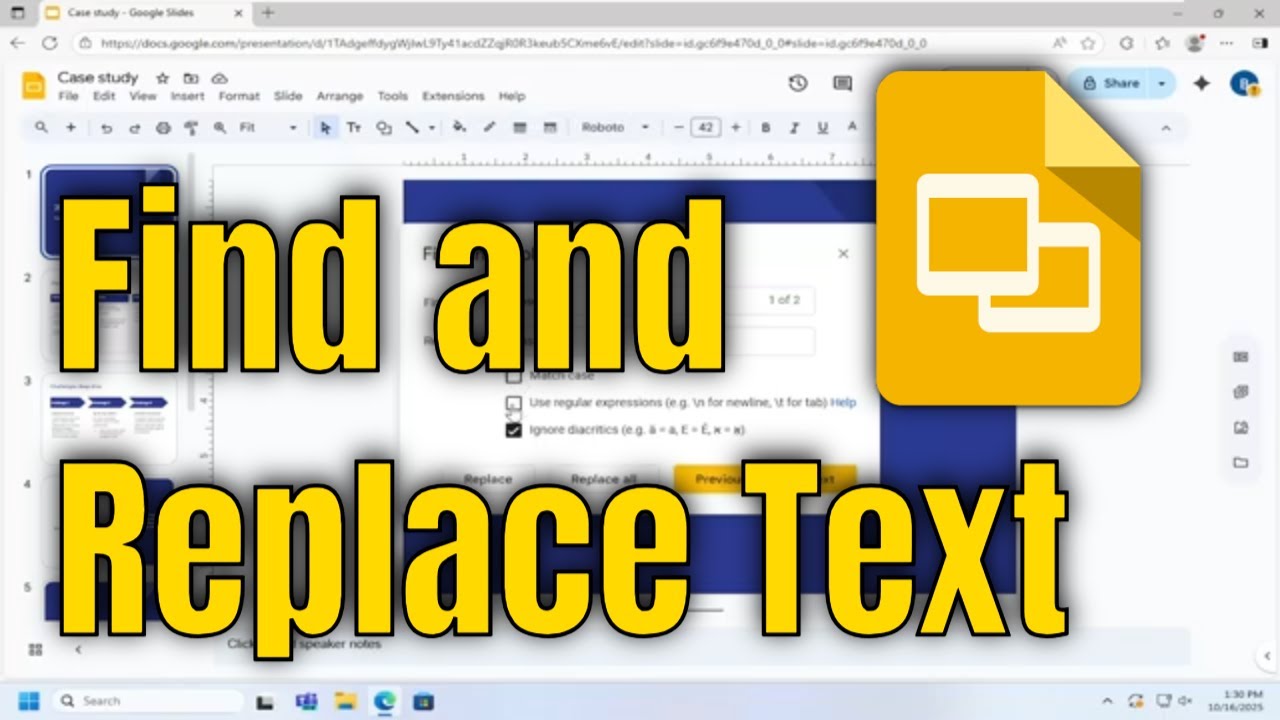 How To Find and Replace Text on Google Slide Presentation [Guide]