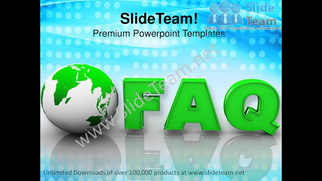 Faq Globe Business PowerPoint Templates ppt Themes 1112 Slides Backgrounds