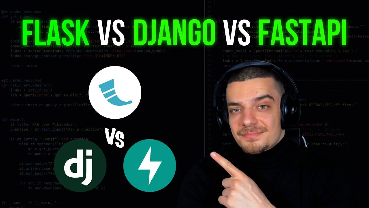 Flask VS Django VS FastAPI - Detailed Comparison & Use Cases