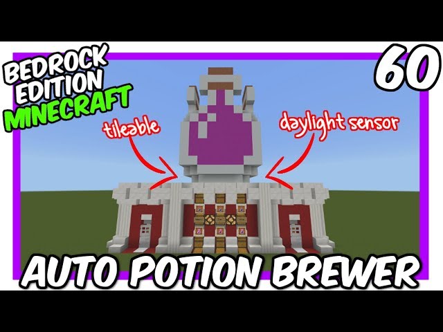 Daylight Sensor Fully Automatic Potion Brewer Tutorial Minecraft Map