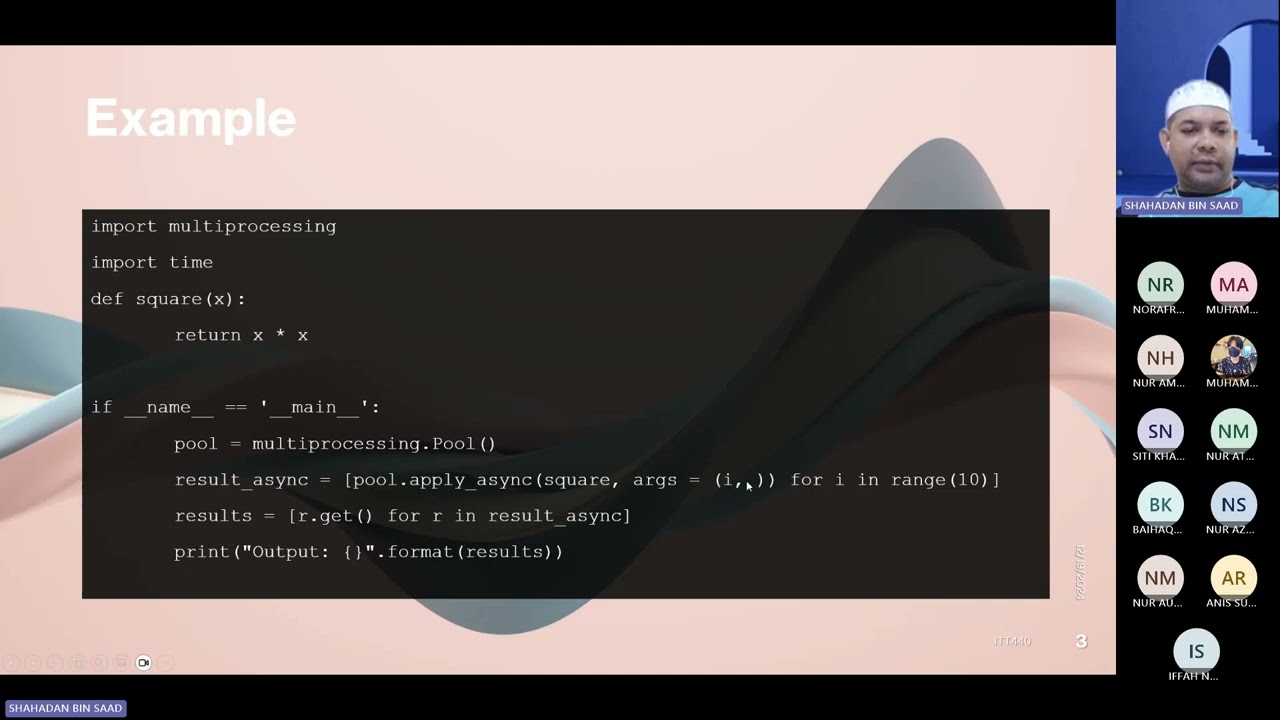 2410-ITT440 Lab Work 07 Python Parallel Programming