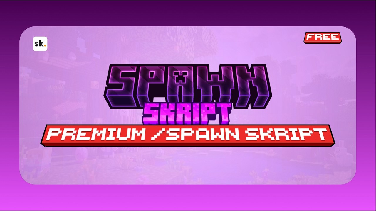 Spawn Skript (free) Builtsbybits