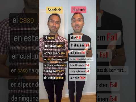 Spanisch Lernen 👉🏼 🕵️🏻♂️ Vokabeln fürden Alltag mit 🌟EL CASO...🌟 / ⚡️der Fall...⚡️
