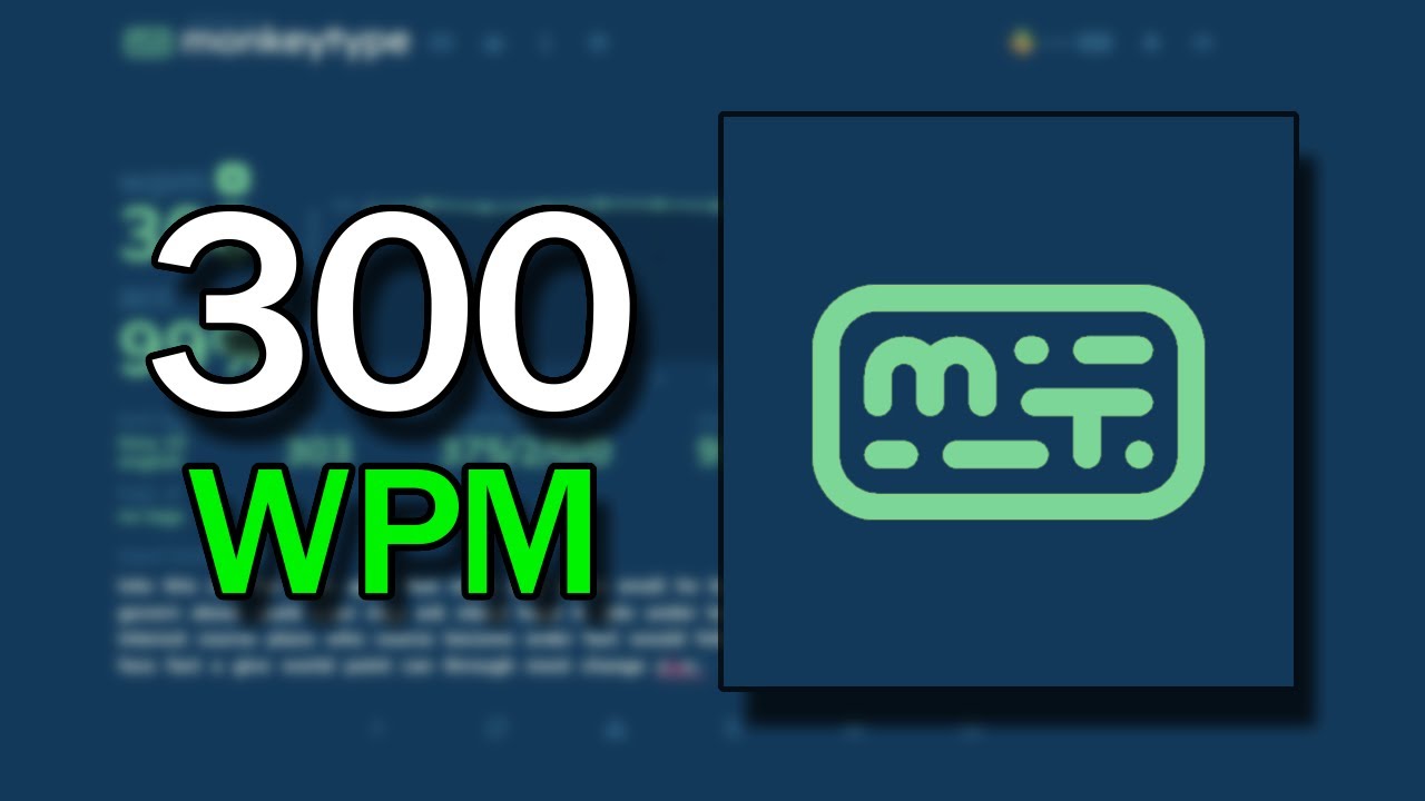 BREAKING THE 300 WPM BARRIER (WR) - Monkeytype 15s