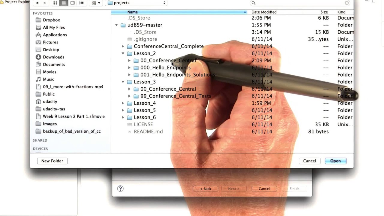Conference Central Project Layout - Developing Scalable Apps with Java