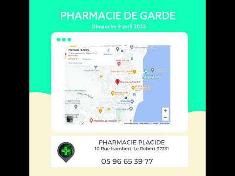 🏥 La liste des pharmacies de garde Dimanche 9 avril 2023🏥