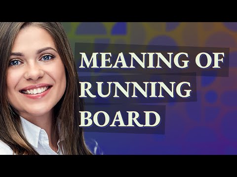 Running board | meaning of Running board