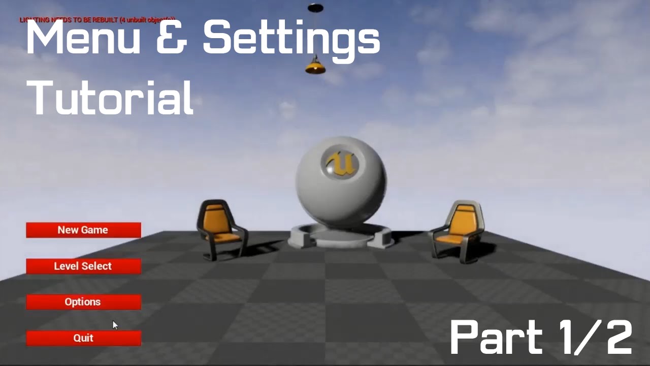 In-game Menu & Settings Tutorial Part 1 UE4