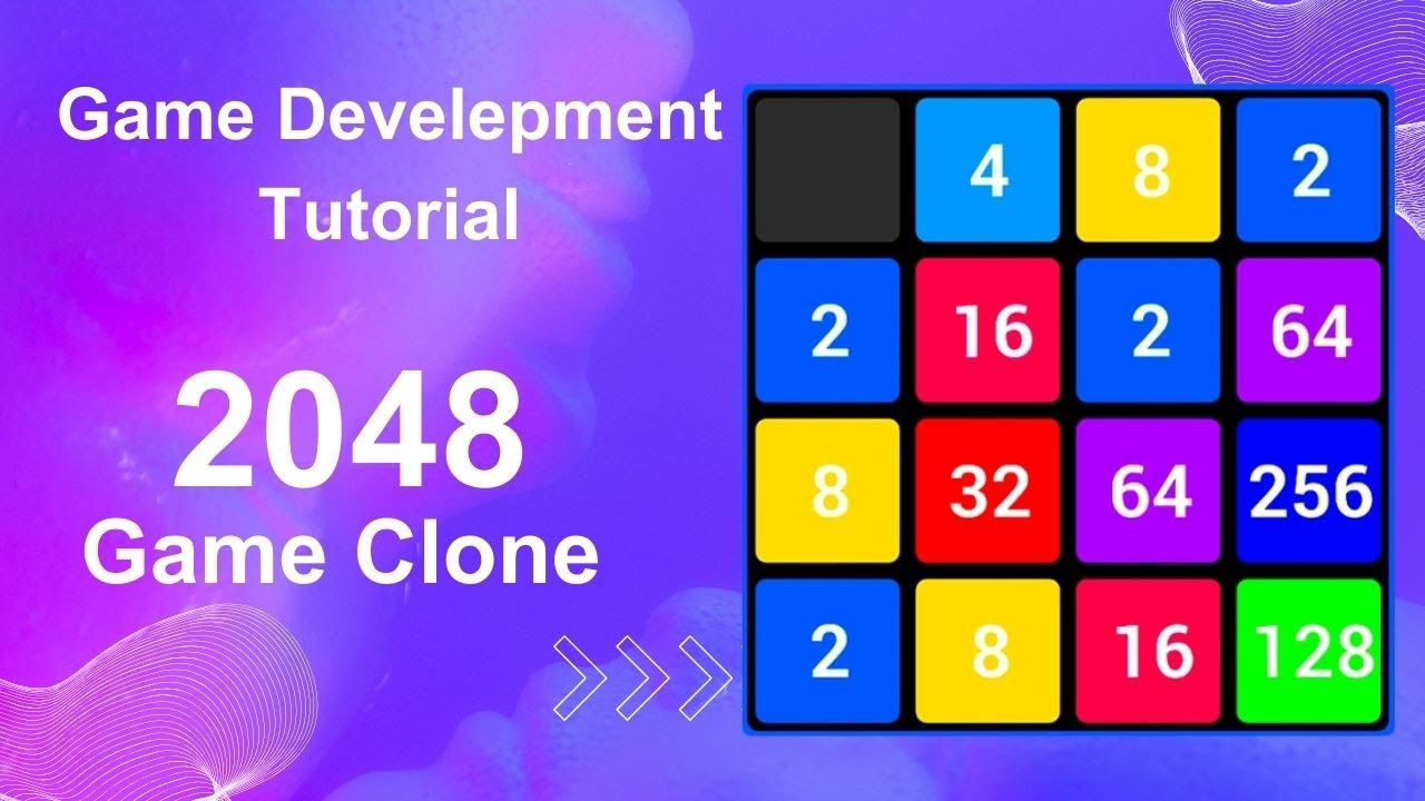Advanced Game Development Project | 2048 Simple Game building using HTML, CSS and JavaScript