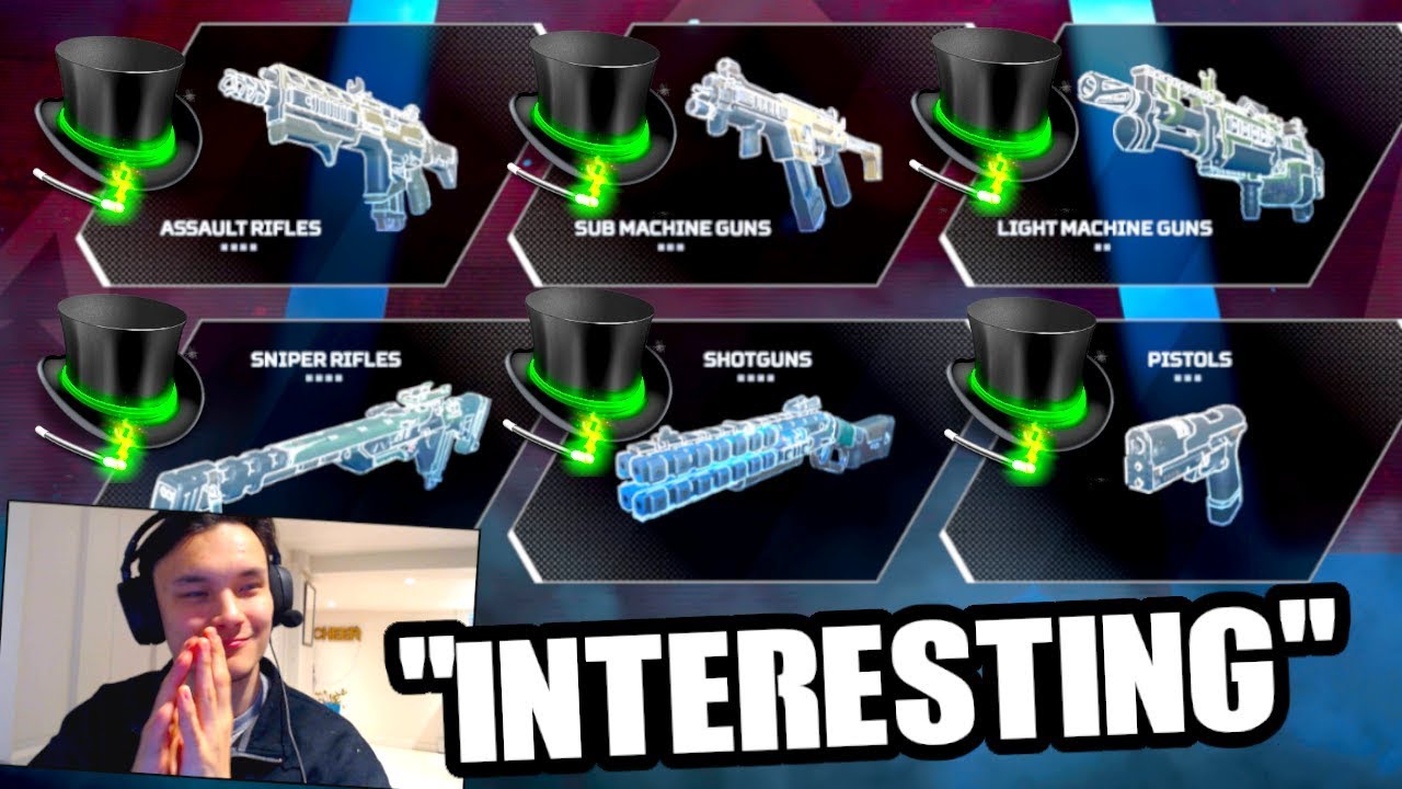 THE APEX LEGENDS MAGIC HAT! RANDOM GUN GENERATOR!
