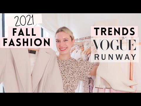 FALL FASHION TRENDS FOR 2021 Ft. the VOGUE Runway app! Girly/Feminine Autumn Winter 21 Styles