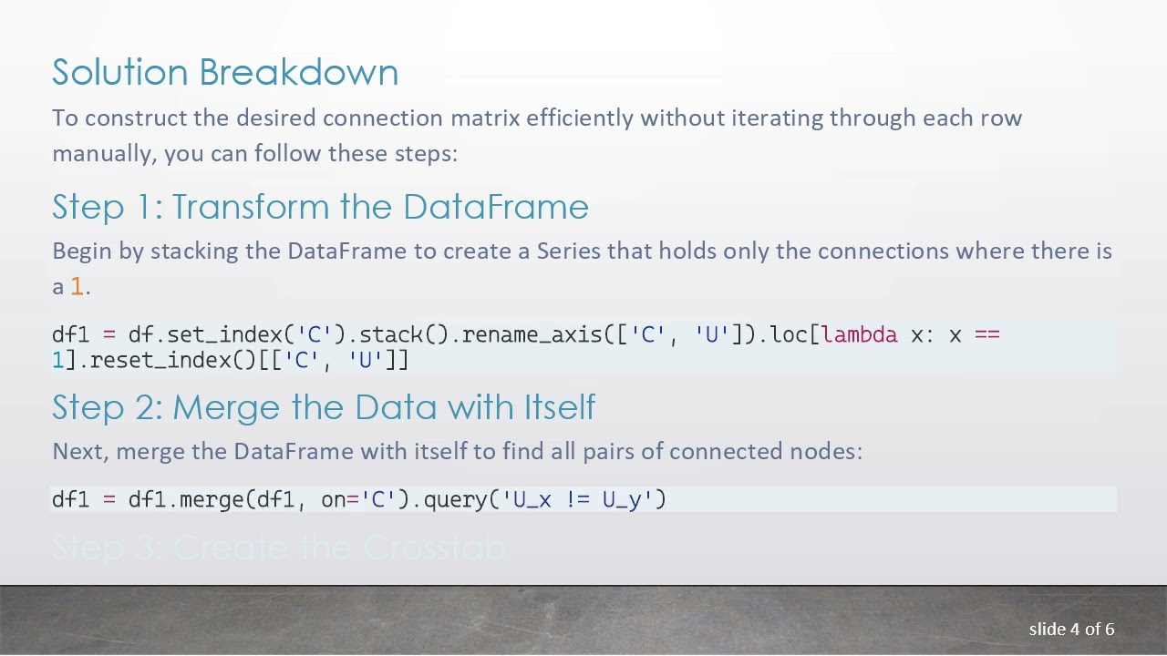 Creating a NetworkX Graph from a Pandas DataFrame