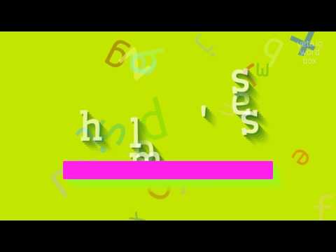 How to say "holmes's"! (High Quality Voices)
