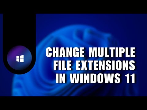 😍 BASICS: How to Change Multiple File Extension in Windows 11 | for Dummies