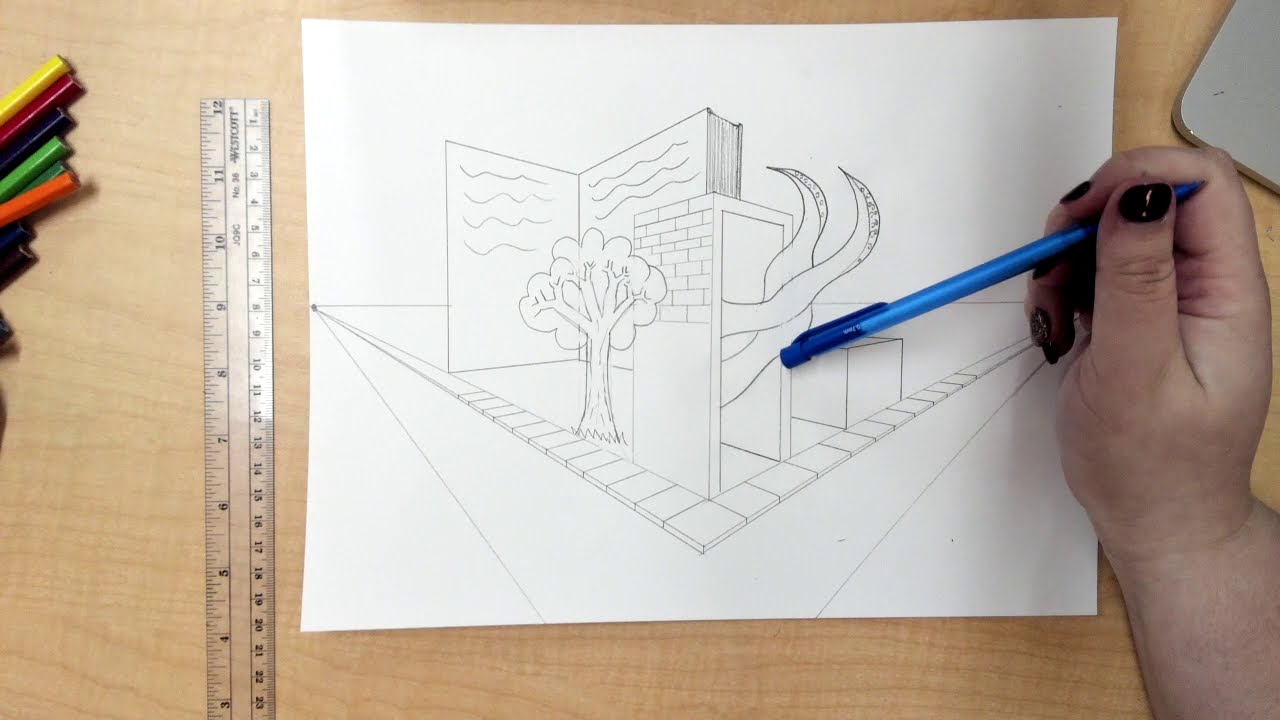 How to: Surreal 2 Point Perspective Tips