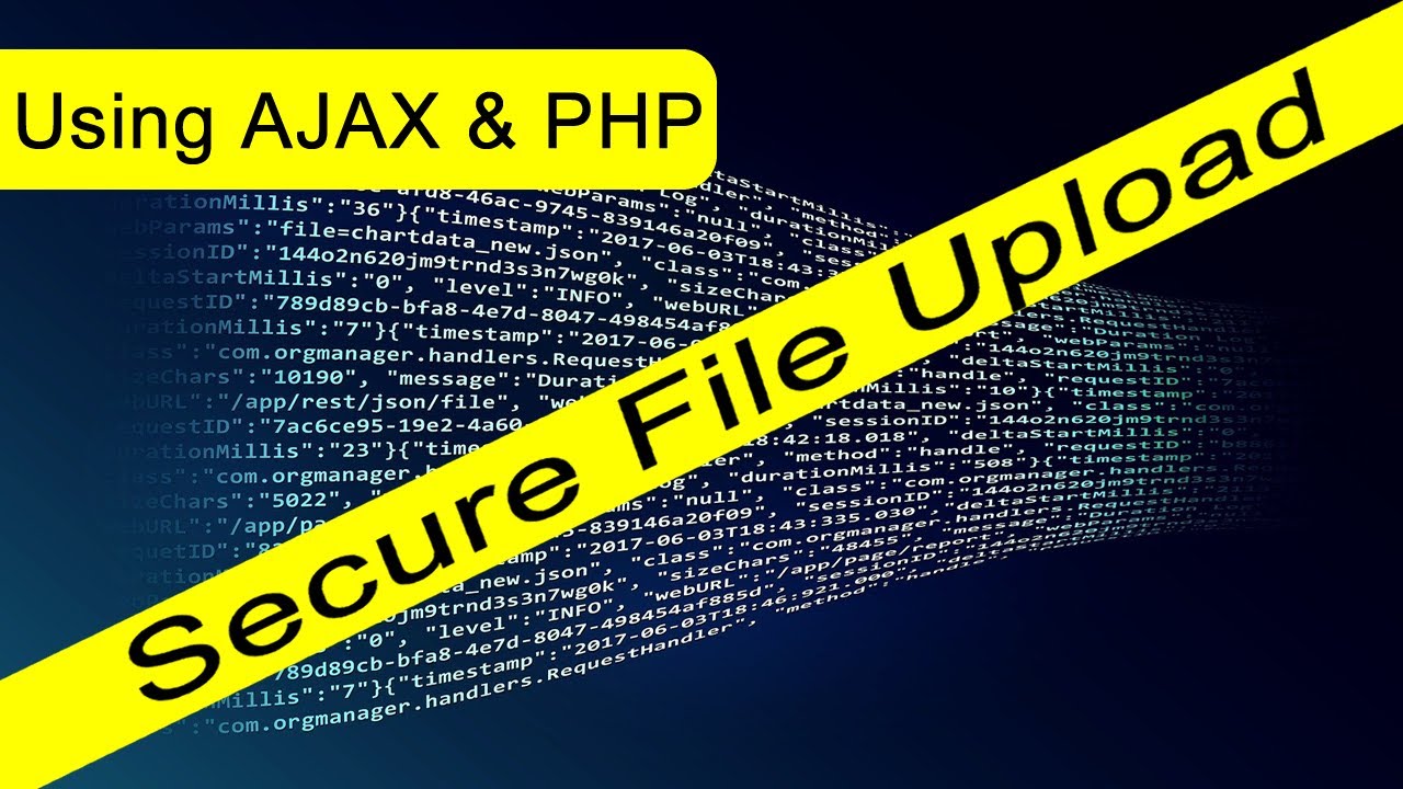 Upload image with ajax and PHP | The Secure Way