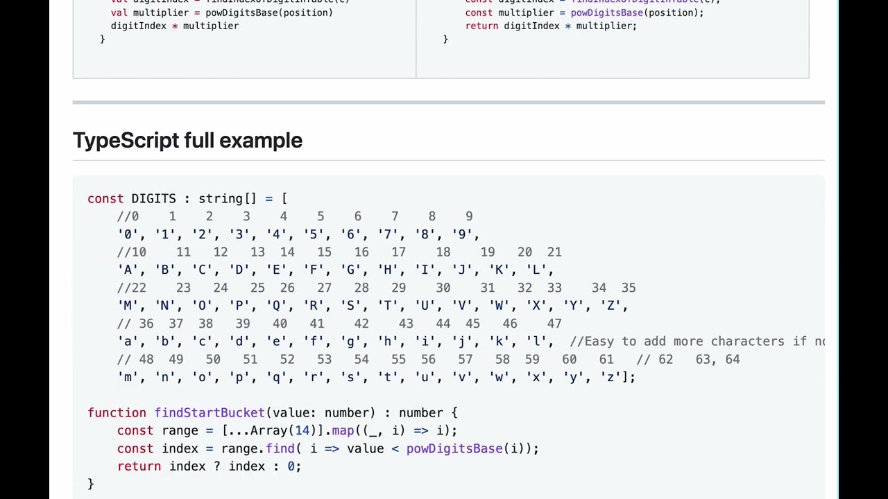 Base62 Encoder/Decoder in TypeScript/JavaScript