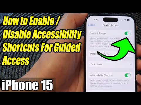 iPhone 15/15 Pro Max: How to Enable/Disable Accessibility Shortcuts For Guided Access