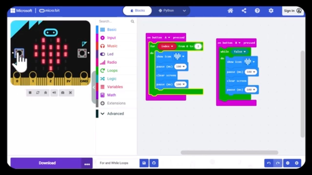 Master Loops in MakeCode - Beginners Guide to For & While Loops