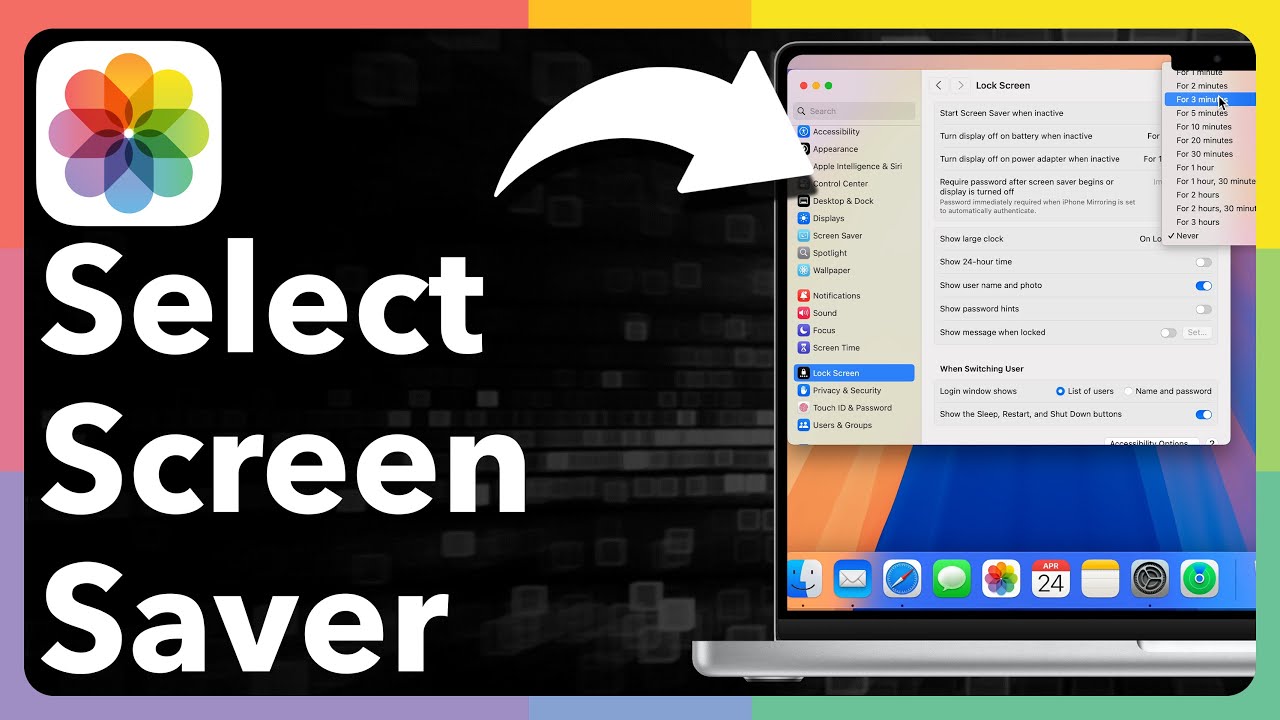How To Set A Screen Saver On Mac