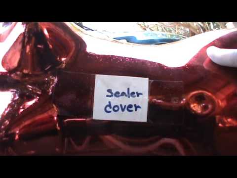 Sealer for spray on chrome