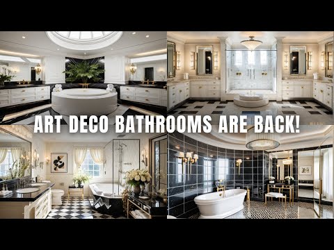 How to Create an Elegant Art Deco-Inspired Bathroom