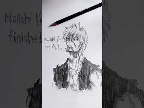 How to draw | Ichigo Kurosaki | from #bleach #anime #drawing #tutorial #shorts🖋️