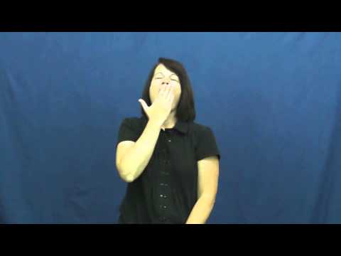 American Sign Language ASL Video Dictionary - yawn
