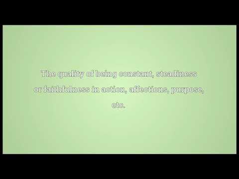 Constancy Meaning