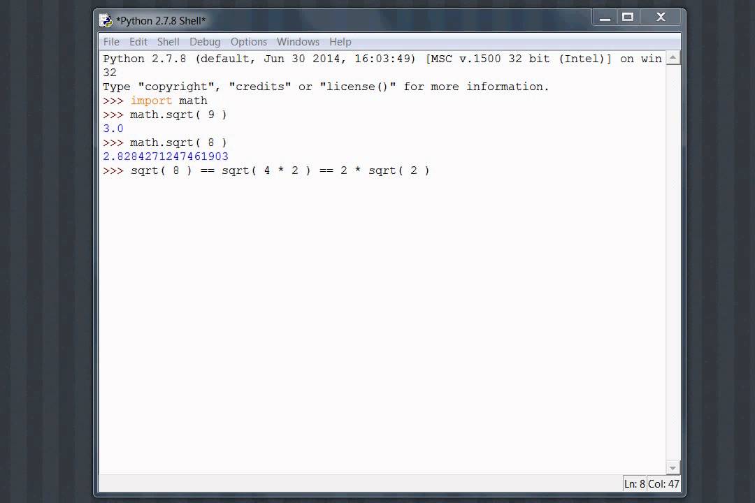 Python [sympy] 01 Introduction